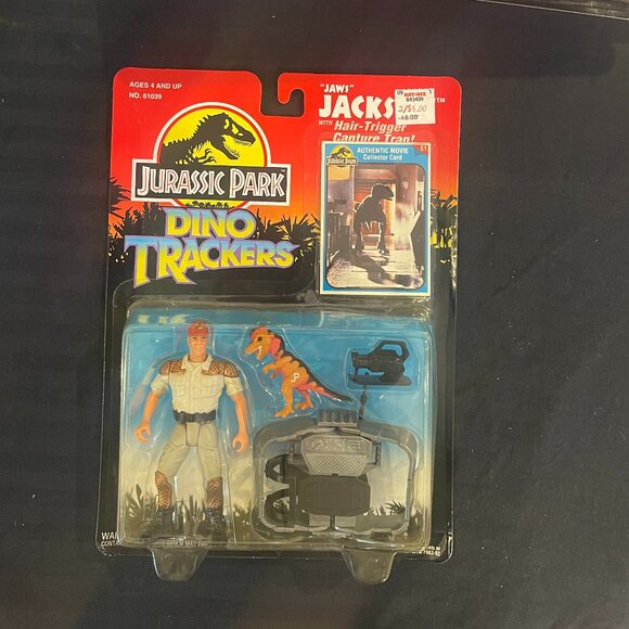 Kenner | Toys | 993 Jurassic Park Dino Trackers Jaws Jackson Figure ...